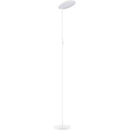 NOVA LUCE Stehlampe "NOTOS", 1, Ø 27cm H: 205cm, 1 Stk.weiß, Wohnzimmer, Leuchten