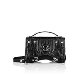 Philipp Plein Damen Handtasche "Hexagon"02, schwarz, Taschen