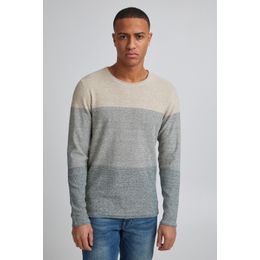 Blend Herren Rundhalspullover "BHHans"olive night, Gr. XXXL, meliert, Feinstrick, 60% Baumwolle, 40% Polyester, Pullover, Stilvoller
