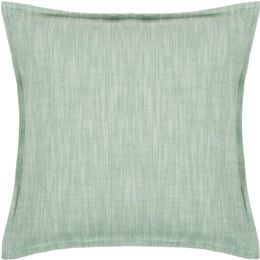 Dekokissen Pad "Reflex", mint, unifarben, B:50cm L:50cm, Baumwolle, Dekokissen_Sitzkissen_Kissenhüllen