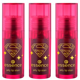 Essence Kinder Lipgloss "Superman jelly lip stain"wham, Lippen-Kosmetika, Langanhaltend und natürlich, Gelee-Textur mit nicht klebrigem Finish.