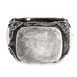 CAI CA&Iuml; Herren Fingerring "925/- Sterling Silber matt-oxidiert Totenkopf", 060 (19,1), Silber 925 (Sterlingsilber), silber, Silber 925 (Sterlingsilber),