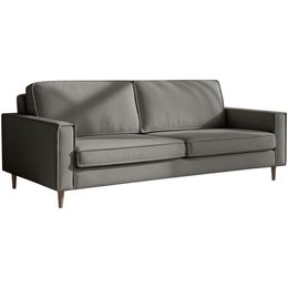 3-Sitzer Home Affaire, B:206cm H:85cm T:97cmgrau, 100% Polyester, Sofas, "Pinto Skandi, 206 cm, Chenille, Struktur"