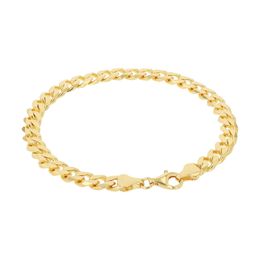 Amor Damen Panzerarmband, 21cm, Silber 925 (Sterlingsilber), gold, Silber 925 (Sterlingsilber), Armb&auml;nder