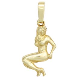 Jobo Damen Sternzeichenanh&auml;nger "Anh&auml;nger Sternzeichen", Jungfrau, Gelbgold 333gelbgold 333, Gelbgold 333, Schmuckanh&auml;nger, 333 Gold