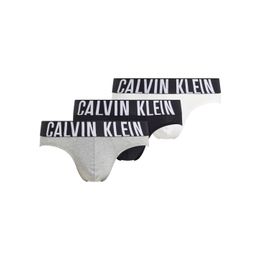 Herren Hipster "HIP BRIEF 3PK", Calvin Klein Underwear, Gr. XL, schwarz-weiß, Jersey, Obermaterial: 95% Baumwolle, 5% Elasthan, unifarben,