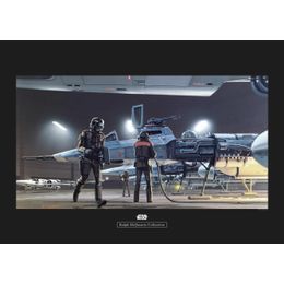 Komar Bild "Star Wars Classic RMQ Yavin Y-Wing", B/H/T: 70cm x 50cm, Star Wars, 1 Stk., bunt, Wohnzimmer, Bilder, Wandbild zur Dekoration im