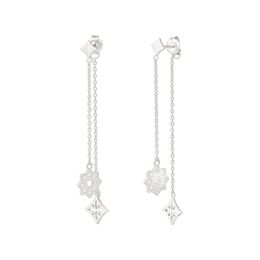 CAI CA&Iuml; Damen Paar Ohrh&auml;nger "925 Silber rhodiniert Anh&auml;nger", one-size, Silber 925 (Sterlingsilber), wei&szlig;, Silber 925 (Sterlingsilber), Ohrringe