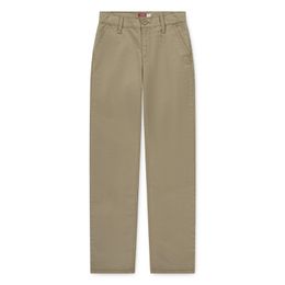Chinohose LEVI'S KIDS "LVB 511 SLIM FIT XX CHINO", Jungen, Gr. 6 (116), N-Gr, gold (harvest gold), Web, Obermaterial: 98% Baumwolle, 2% Elasthan, unifarben, lang, Hosen Chinohose, Slim Fit