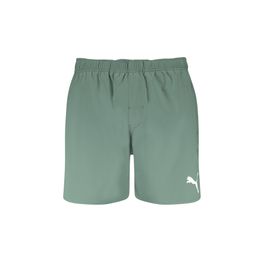 Badeshorts Puma, Herren, Gr. S, N-Gr, grün (dunkelgrün), Web, Obermaterial: 100% Polyester, unifarben, Badehosen Badeshorts, mit zeitlosem Design