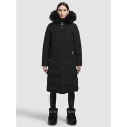 Khujo Damen Steppmantel "PORDE"schwarz, Gr. S, unifarben, 85% Polyester, 15% Baumwolle, M&auml;ntel