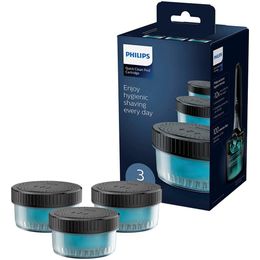 Philips Elektrorasierer Reinigungsl&ouml;sung "CC12/50 + CC13/50", 3 Stk., transparent, B:9,8cm H:11,4cm T:9,8cm, Reinigungsmittel, in 2 Ausf&uuml;hrungen
