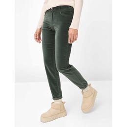 5-Pocket-Hose Brax "Style SHAKIRA", Damen, Gr. 40, Normalgrößen, dunkelgrün, Web, 74% Baumwolle, 25% Viskose, 1% Elasthan, Hosen 5-Pocket-Hose