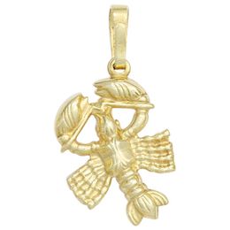 Sternzeichenanh&auml;nger Jobo "Anh&auml;nger Sternzeichen", gelbgold 333, Schmuckanh&auml;nger, Damen, Krebs, Gelbgold 333, 333 Gold