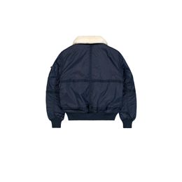 Herren Bomberjacke "B-15 III TT Two Tone", blau, Gr. S, Alpha Industries, Obermaterial: 100% Nylon, Futter: 100% Polyester, Ärmelfutter: 100% Nylon,