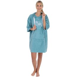 WEWO-Fashion Badeponcho WEWO FASHION, L:88cm, blau, Frottier, Hausm&auml;ntel, "8500", Oversize