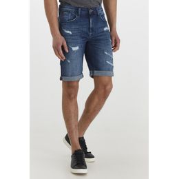 Blend Herren Jeansshorts "BHDeniz"denim dunkelblau, Gr. M, unifarben, Web, 98% Baumwolle, 2% Elastan, Jeans, Stilvolle 5-Pocket-Jeansshorts mit