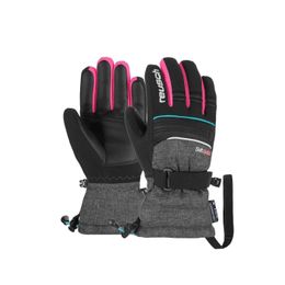 Skihandschuhe Reusch "Kondor R-TEX XT Junior", M&auml;dchen, Gr. 6, schwarz (pink), 87% Polyester, 11% Polyurethan, 2% Elasthan, mehrfarbig, Handschuhe, mit atmungsaktiver Insert-Membran