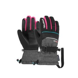 Skihandschuhe Reusch "Kondor R-TEX XT Junior", Mädchen, Gr. 5,5, schwarz (schwarz, pink), 87% Polyester, 11% Polyurethan, 2% Elasthan, mehrfarbig, Handschuhe, mit atmungsaktiver Insert-Membran