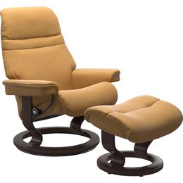 Relaxsessel stressless, B:79cm H:103cm T:73cm, gelb, Leder BATICK: BATICK ist ein leicht korrigiertes, durchgefärbtes und genarbtes Möbelleder, bei