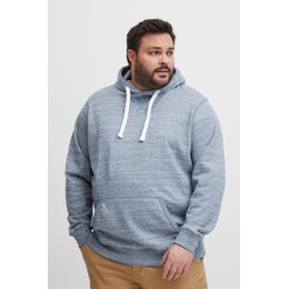 Blend Herren Hoodie "BHAlton Hood Big & Tall", blau, Gr. XXL, meliert, Sweatware, 60% Baumwolle, 40% Polyester, Sweatshirts, L&auml;ssiger Hoodie mit