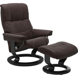 Relaxsessel stressless, B:75cm H:99cm T:73cm, braun, Leder BATICK: BATICK ist ein leicht korrigiertes, durchgefärbtes und genarbtes Möbelleder, bei