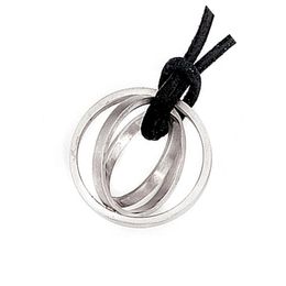 Kettenanh&auml;nger Jobo "Platinanh&auml;nger Anh&auml;nger 17 mm", platin 950, Schmuckanh&auml;nger, Damen, Platin 950, Kettenanh&auml;nger, 950 Platin matt
