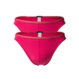 HOM Herren Slip "Slip 2er Pack", Gr. XL, pink, Obermaterial: 76% Polyamid PA. 24% Elasthan EL., Unterhosen