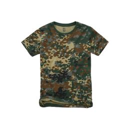 Brandit Mädchen Kurzarmshirt "Brandit Unisex Kids T-Shirt"flecktarn, Gr. 158, gemustert, 100% Baumwolle, Shirts