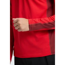 Funktionsshirt Icepeak "Icepeak FLEMINTON", Gr. L, coral, rot, Jersey, Obermaterial: 92% Polyester, 8% Elasthan, hoch geschlossener Ausschnitt, Shirts Funktionsshirt