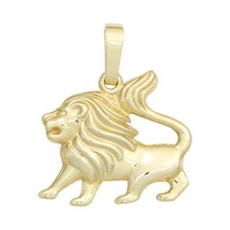 Jobo Damen Sternzeichenanh&auml;nger "Anh&auml;nger Sternzeichen", L&ouml;we, Gelbgold 333gelbgold 333, Gelbgold 333, Schmuckanh&auml;nger, 333 Gold