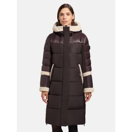 Khujo Damen Steppmantel "Desna2"pflaume, Gr. XXL, Obermaterial 1: 100% Polyester; Obermaterial 2: 100% Nylon; Innenfutter: 100% Nylon; Wattierung: