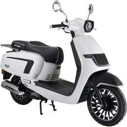 Gt Union Motorroller "Venis 45 (mit/ohne Topcase)", ohne Topcase, 45 km/h, weiß, Motorroller, mit USB-Anschluss