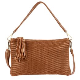 Harbour 2nd Damen Clutch "Ivellina"hellbraun, Rindsleder, Taschen