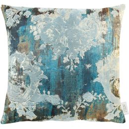 Dekokissen Apelt, B:45cm L:45cm, blau, Polyester, Kinderzimmer, Dekokissen_Sitzkissen_Kissenh&uuml;llen, "Smaragd", Kissenh&uuml;lle mit F&uuml;llung, 1 St&uuml;ck