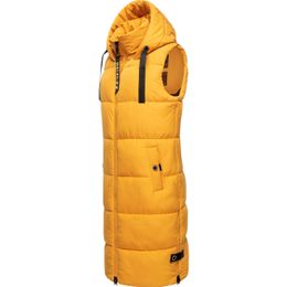Navahoo Damen Steppweste "Schnuffelchen", gelb, Gr. S, Oberstoff: 100% Polyester; Futter: 100% Polyester; Wattierung: 100% Polyester, Westen, warme