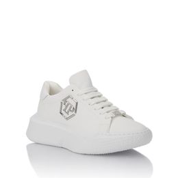 Sneaker Philipp Plein "Godzilla Runner Hexagon", Damen, Gr. 36, Normalschaft, 01, wei&szlig;, Schuhe Sneaker