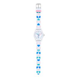 Cool Time Kinder Quarzuhr "CT x by Graziela", wei&szlig;, Armbanduhren, Armbanduhr, Silikonarmband, Kinderuhr, M&auml;dchen, analog