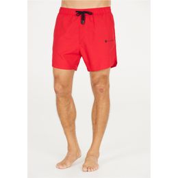 Virtus Herren Badeshorts "Smither", rot, Gr. L, unifarben, Polyester, Badehosen, mit 4-Wege-Stretch