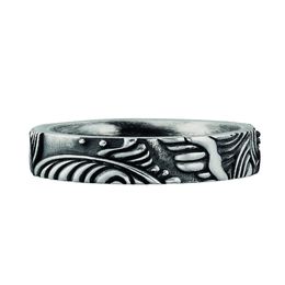 CAI CA&Iuml; Herren Fingerring "925/- Sterling Silber oxidiert Japan", 058 (18,5), Silber 925 (Sterlingsilber)silbergrau, Silber 925 (Sterlingsilber),