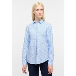 Eterna Damen Hemdbluse "REGULAR FIT"hellblau, Gr. 42, 70% Baumwolle, 30% Lyocell, Blusen, EASY IRON (b&uuml;gelleicht)