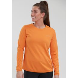 Funktionsshirt Endurance "Leah", Herren, Gr. 42, orange, 93% Polyester, 7% Elasthan, meliert, normal, Rundhals, Shirts Funktionsshirt, mit reflektierenden Details