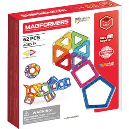 MAGFORMERS Kinder Magnetspielbausteine "Magformers Basic 62 Teile"bunt, Kunststoff, Spielbausteine