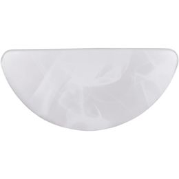 LED Wandleuchte "UMBRIA, LED Wandlampe Kunststoff Alabaster wei&szlig; 4000K kaltwei&szlig;es Licht", 1, H: 3,5cm, 1 Stk.wei&szlig;, alabaster, REALITY LEUCHTEN,