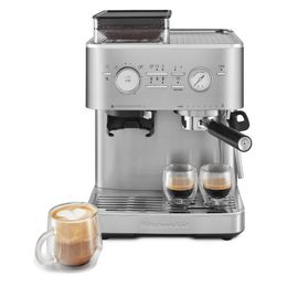 KitchenAid Espressomaschine "5KES6551EBK", B:33,5cm H:39,5cm T:28,11cmedelstahl (sus304), Kaffeemaschinen, Siebträger mit Mühle