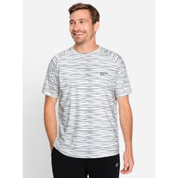 Catamaran Herren Trainingsshirt "Funktions-Shirt", wei&szlig;, Gr. 48, gemustert, mehrfarbig, meliert, 90% Polyester, 10% Elasthan, Shirts