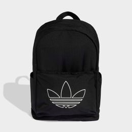 Rucksack adidas originals "ADICOLOR BACKPK", schwarz, Rucksäcke, Obermaterial: 100% Polyester