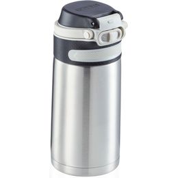 Leifheit Thermoflasche "Flip", 350ml, silber, Trinkflaschen, 350 ml