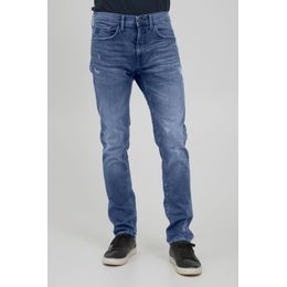 Blend Herren 5-Pocket-Jeans "BHEdgar"denim middle blau, Gr. 30, unifarben, Jeans, 98% Baumwolle, 2% Elasthan, Jeans, Klassischer Jeans in Stilvoller
