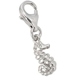 Charm-Einh&auml;nger Jobo "Charm Seepferdchen", silber 925, Charms, Damen, Silber 925 (Sterlingsilber), 925 Silber rhodiniert